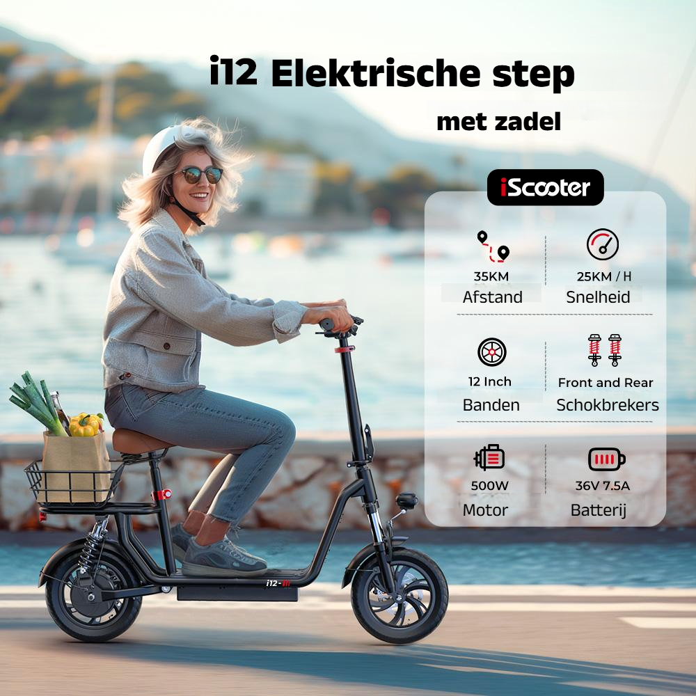 Iscooter Elektrische Step met Zadel i12 - LUKARDIE®